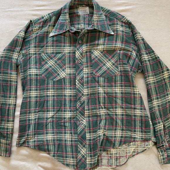 Vintage | Shirts | Vintage 7s Flannel Shirt | Poshmark
